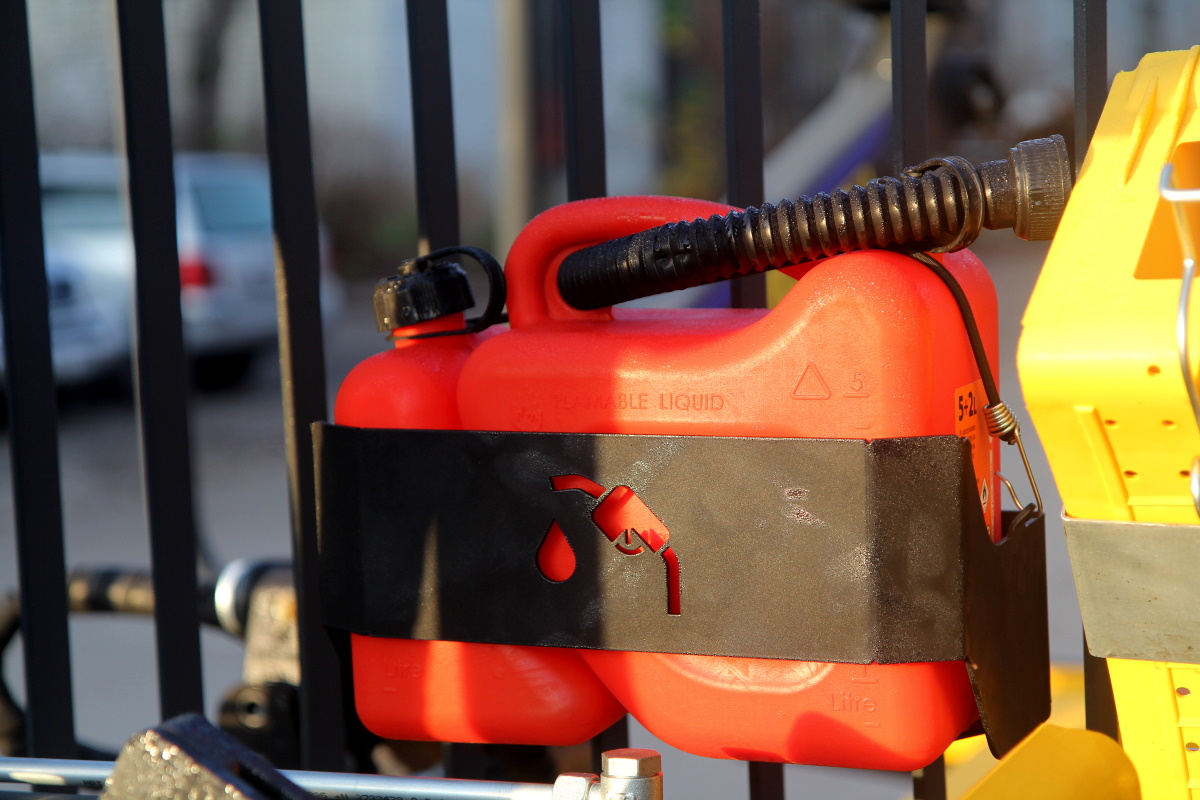 Fuel tank holder with tank - FTG Källefall