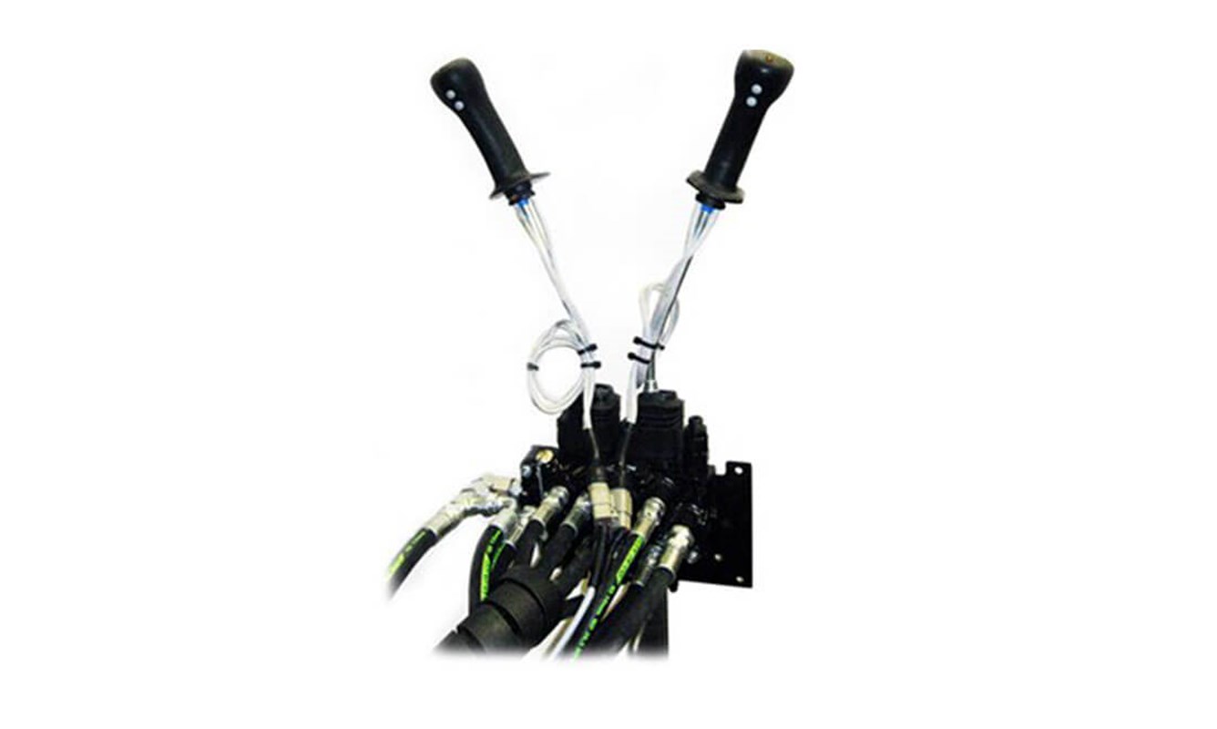 Light-weight valve block, 2-lever, el. On-Off - FTG Källefall