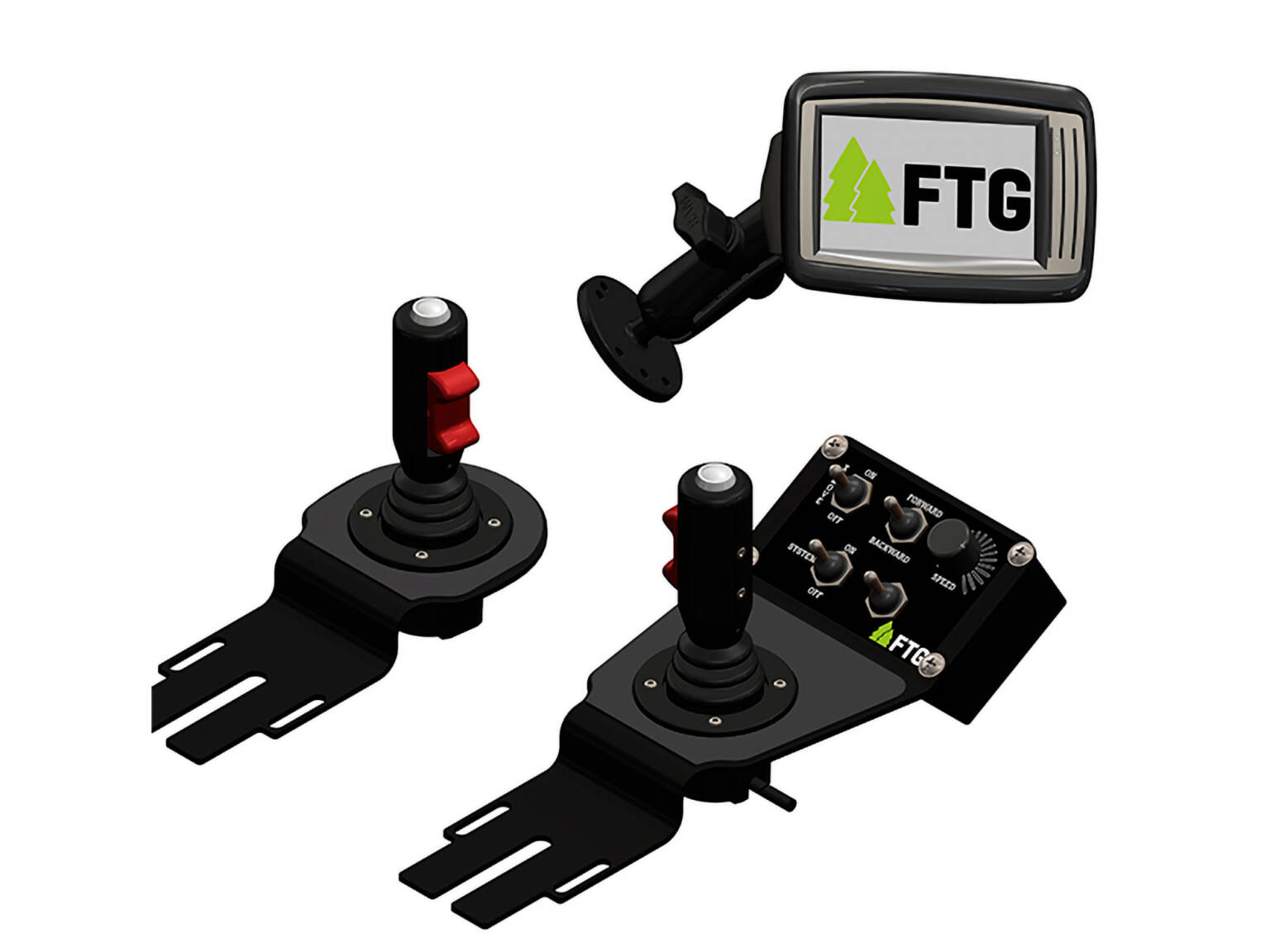 EHC cable control with mini joysticks - FTG Källefall